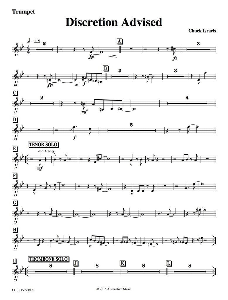 Discretion Advised – Such Sweet Thunder Music